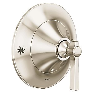 Moen TS2911NL Flara Posi-Temp Pressure Balancing Tub and Shower Trim Kit, Valve Required, Polished Nickel