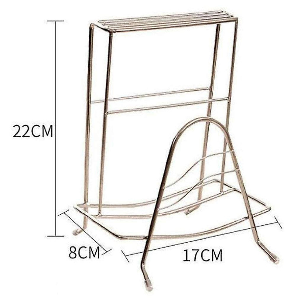 CUJUX Dish Rack with Utensil Holder knife Holder Cup Holder Cutting Board Holder and Drainboard Set for Kitchen Counter