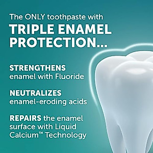 ARM & HAMMER Truly Radiant Whitening & Enamel Strengthening Fluoride Toothpaste, Fresh Mint, 4.3 oz (Pack of 5)