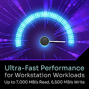 Solidigm™ P44 Pro Series 1TB PCIe GEN 4 NVMe 4.0 x4 M.2 2280 3D NAND Internal Solid State Drive, Read/Write Speed up to 7000MB/s and 6500MB/s, SSDPFKKW010X7X1…