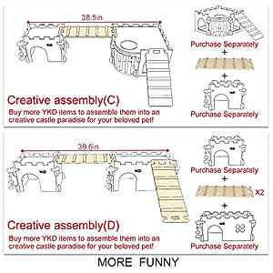 YKD Castle House Series Top Bridge for Connecting Castle Series Houses