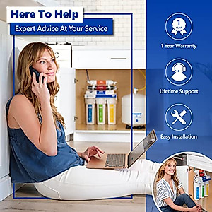 Express Water – UV Ultraviolet Direct Water Filtration System Replacement Filter Set – 4 Filters with Carbon (GAC, ACB) and Sediment (SED) and UV Ultraviolet Bulb – 10 inch Size Water Filters