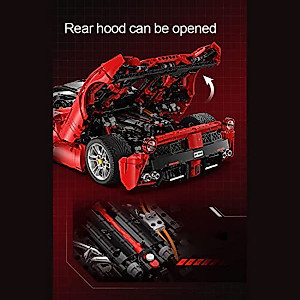 JOMIOD CADA C61505 Technic Sports Car Building Kit, 4739 Pieces Supercar Model Building Blocks, Race Car Technique Car Collectable Model, MOC Racing Car Kit