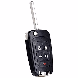 Key Fob Replacement Fits for Chevy Cruze Equinox Camaro Impala Malibu Sonic Buick Regal Verano Encore Allure Lacrosse GMC Terrain 2010-2021 OHT01060512 Keyless Entry Remote Control 13504199 5 Button