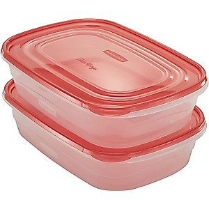 Rubbermaid 1787832 Rectangular Take Alongs Container 2 Piece Set