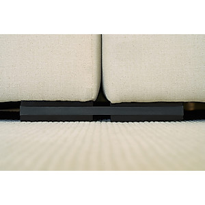 Couch Clamp Sectional Sofa Connectors (4 Pack) - Keep Sofa Cushions From Sliding & Gaps, Easy Install Straps & No Tools Required. Universal Fit Ideal for 3 Piece Modular Sofa - Prevent Floor Scratches