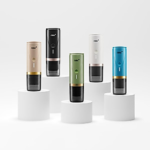 CERA+ Portable Electric Espresso Machine, Self-Heating Coffee Maker, 20 Bar Pressure Compatible with NS Pods & Ground Coffee for Travel, Camping, Office, Home(Black) today