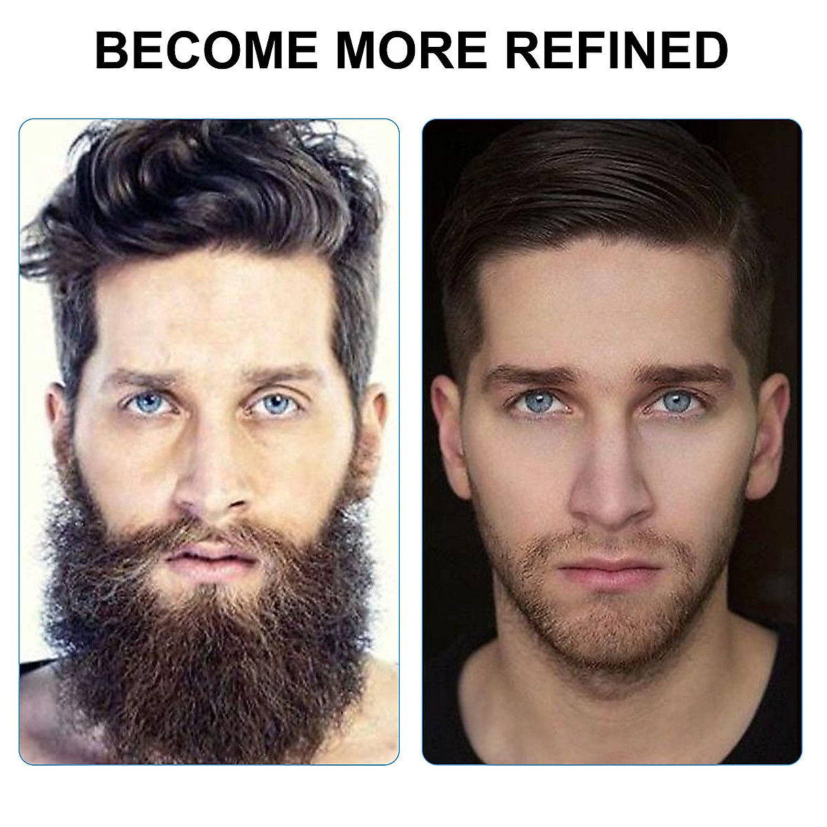 dadop Beard Bib Trimmer Catcher for Shaving, Beard Hair Catcher, Beard Trimming Apron, Christmas Gifts for Him Husband Men