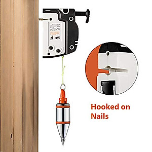 MOONWELL Pro Plumb Bob with String (8m/26ft 450g/15oz)