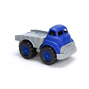 Green Toys Flat Bed Truck Blue/Grey & Race Car Red, 12 months - 6 years