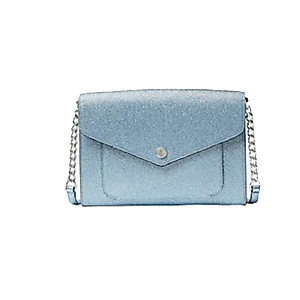 Kate Spade New York Tinsel Flap Crossbody (Frosty Sky Blue)
