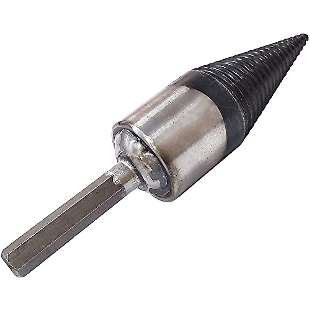 Hex Shank Firewood Drill Bit Wood Splitter,Overall Wood Splitter Drill Bit(32mm),Electric Drill Wood Splitter,Electric Log Splitter Hex Firewood Drill Bit.