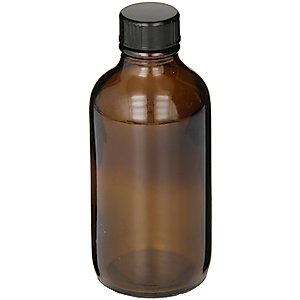 LabStock Science Purchase Boston Round Bottles, 4 oz. (Pack of 12)