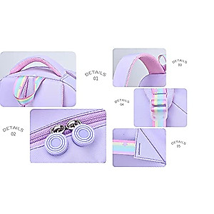 Hcveucn Unicorn Backpack Girls School Bag Multifunction Bookbag Large Capacity Daypack Waterproof Laptop Backpacks