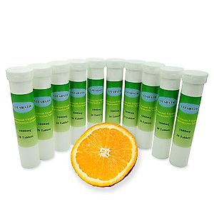 LIFEES BATH Dechlorination Tablets Vitamin C Effervescent, Pool, Shower 20tablets (5)