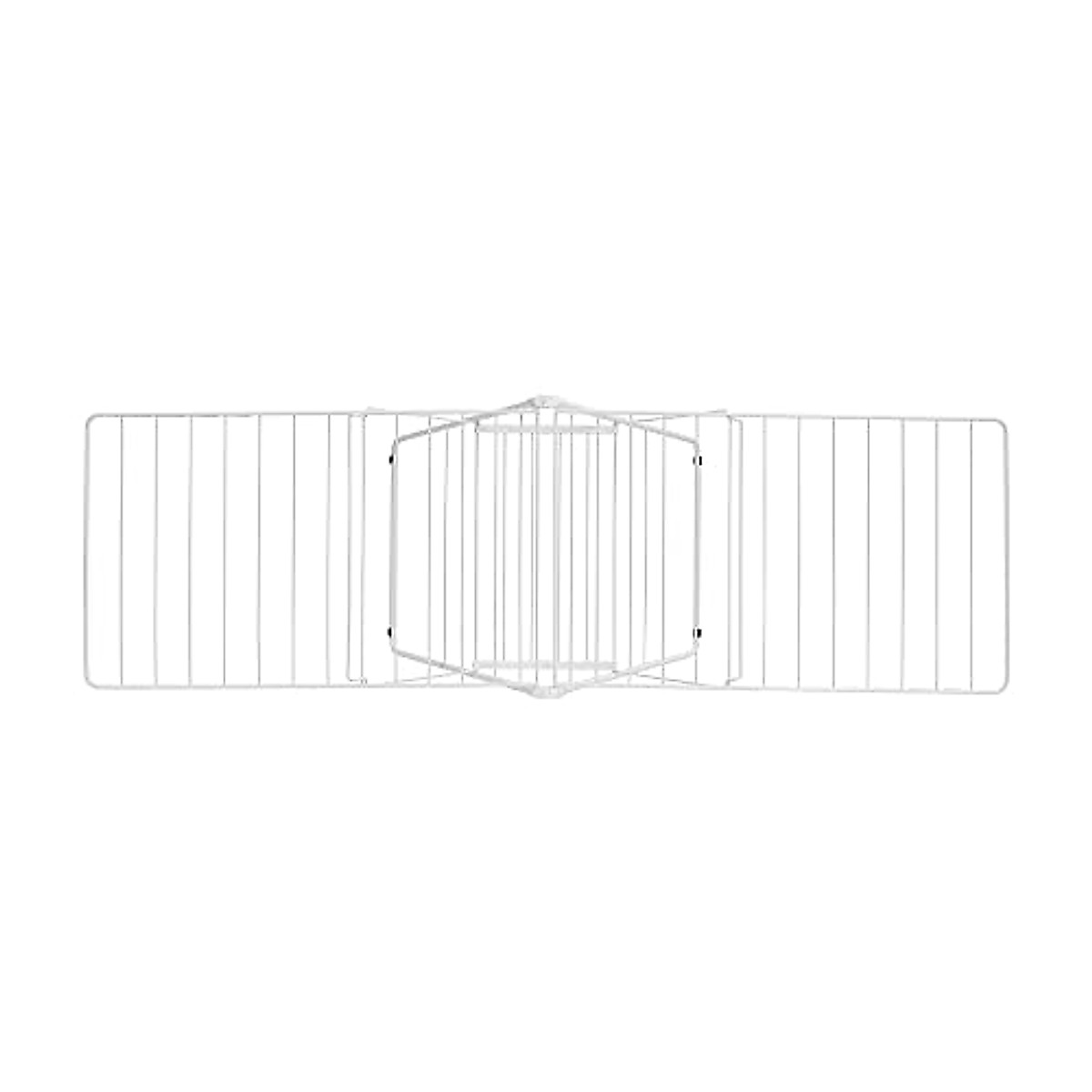 Brabantia HangOn Laundry Drying Rack (82ft / Fresh White) Compact, Foldaway, Adjustable Indoor Stainless Steel Clothes Horse