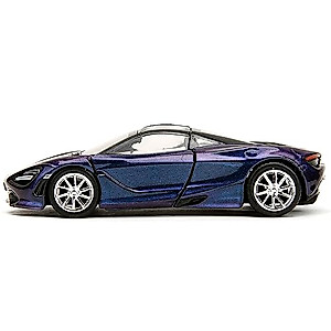 McLaren 720S Blue Metallic with Black Top Pink Slips Series 1/32 Diecast Model Car by Jada 34660