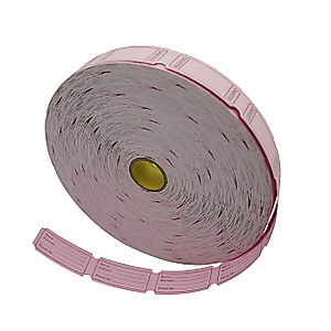 DNB 2000 Raffle Tickets - Single Roll 2000 Pcs per Roll 2 x 1 Inch Consecutively Numbered Blank Tickets for Entry/Events/Class Reward/Fundraiser/Prizes - Pink