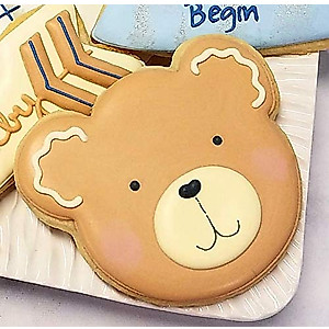 Bear Cookie Cutters 3-Pc. Set, Made in the USA by Ann Clark, Tiny Bear, Bear Face, Cute Bear
