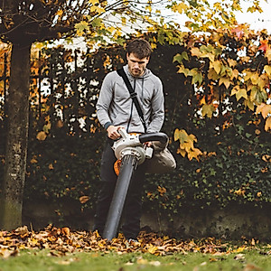 Shoulder Trimmer Strap, Blower Straps Strap, Weed Eater Strap, Easy Release Brush Cutter Harness Compatible with Greenworks/DEWALT/EGO String Trimmer, Leaf Blower, Shrub Trimmers & Snow Blower (Black)