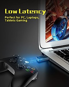 OLCLSS Wireless USB Adapter, Compatible with Xbox Controllers, Low Latency, Faster Data Transmission, 100% Satisfied