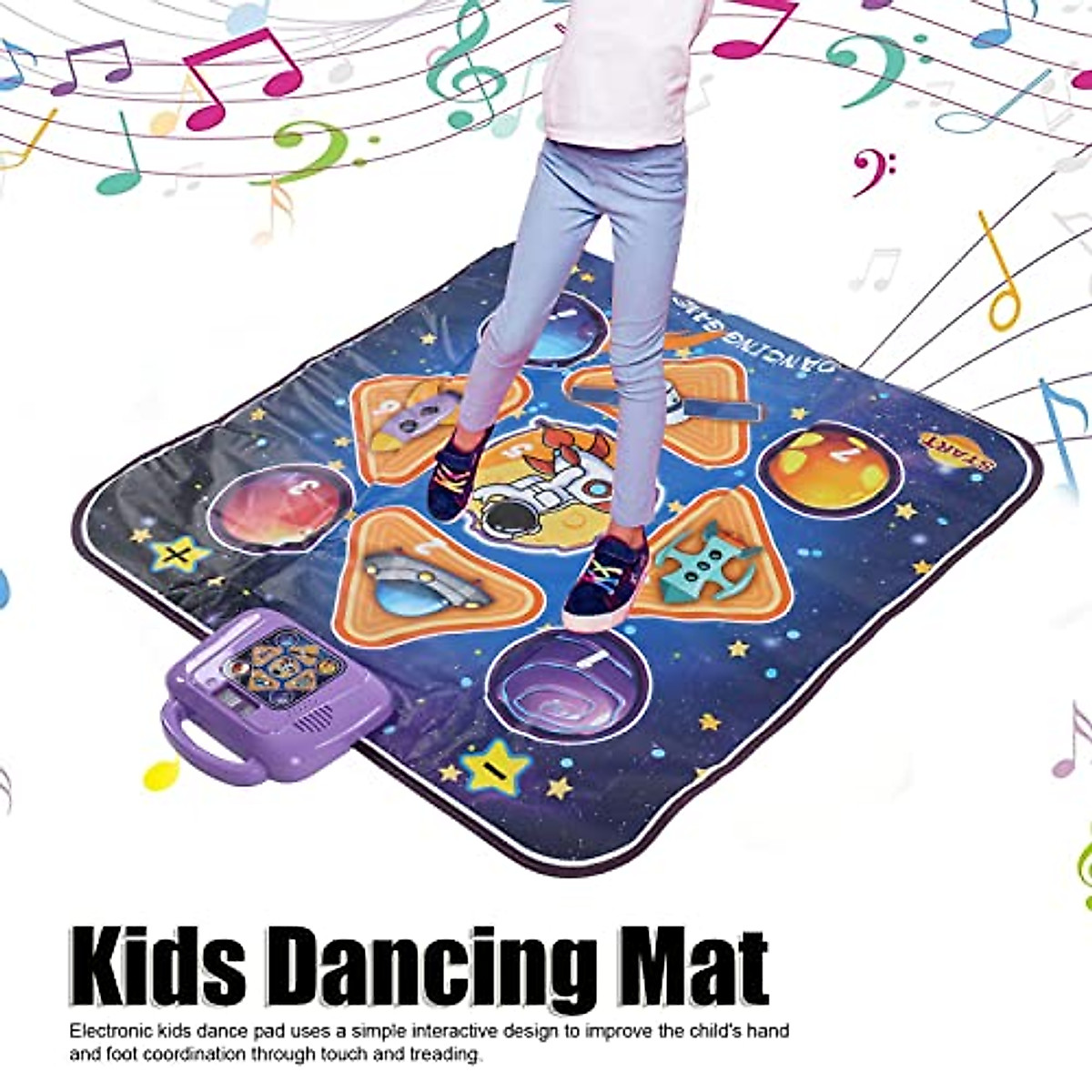 Hosi Electronic Dance Play Pad Musical Encourages Coordination Physical Fitness Large Size Kids Dance Mat