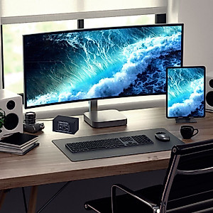 JINGFENG Audio Switcher RCA 2 in 1 Out/1 in 2 Out A/B Switch Stereo Audio Splitter Box with No Distortion RCA Jack for Switching Between Computer Speakers and Headphones