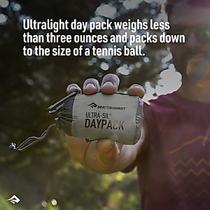 Sea to Summit Ultra-Sil Ultralight Day Pack, 20-Liter (Grey)