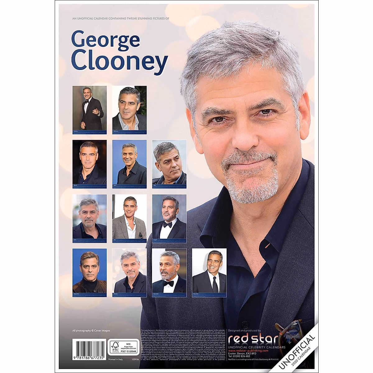 GEORGE CLOONEY UNOFFICIAL A3 2020