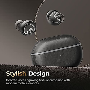 SoundPEATS Free2 classic Wireless Earbuds Bluetooth V5.1 Headphones with 30Hrs Playtime in-Ear Wireless Earphones, Built-in Mic for Clear Calls, Touch Control, Single/Twin Mode, Immersive Stereo Sound