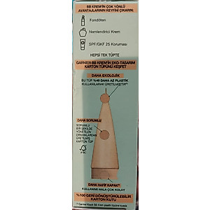 Garnier Skin Naturals Classic Hyaluronic Aloe All-in-1 BB Medium Cream, 50ml