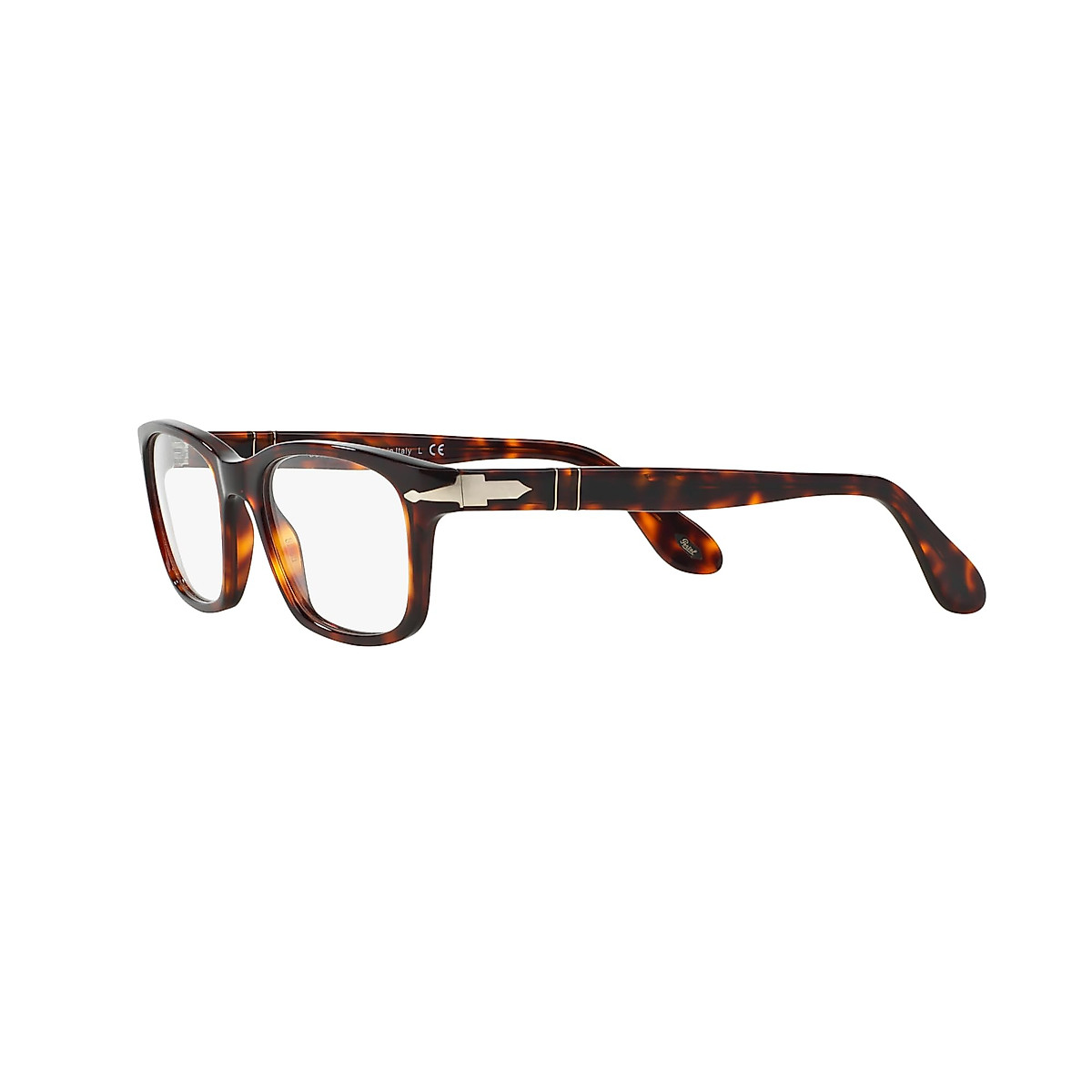 Persol PO3012V Square Prescription Eyewear Frames, Havana/Demo Lens, 54 mm