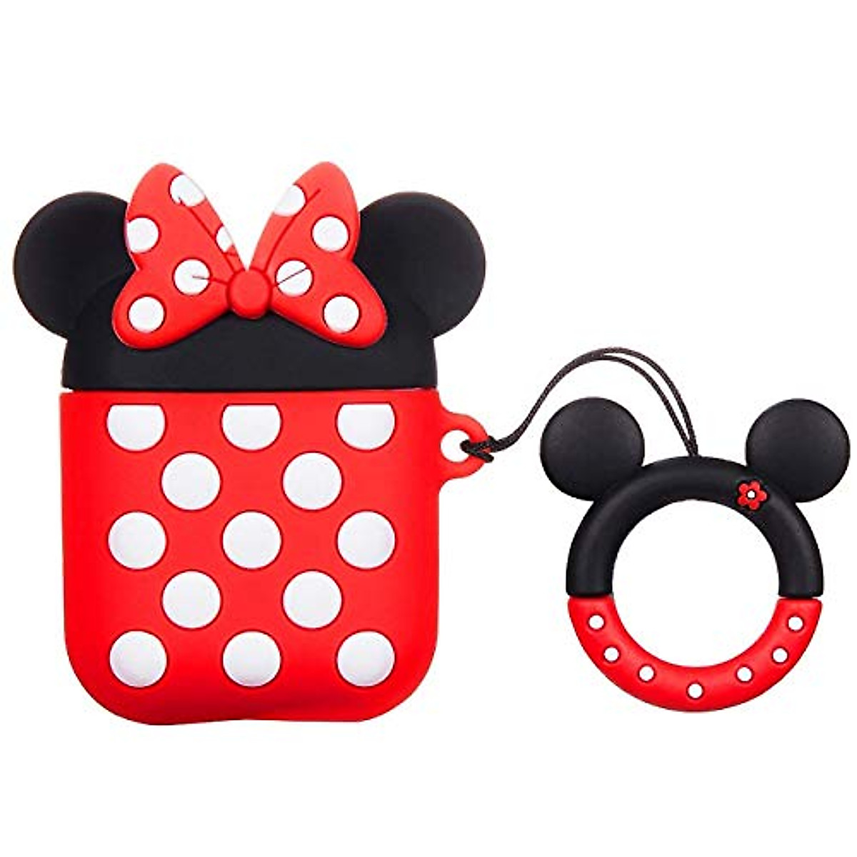 Besoar Dots for Airpod 1/2 Case, Cartoon Cute Fashion Cool Silicone Design Character Cover for Airpods, Unique Stylish Kawaii Funny Fun Protective Shell Girls Women Girly Cases Air Pods 2&1