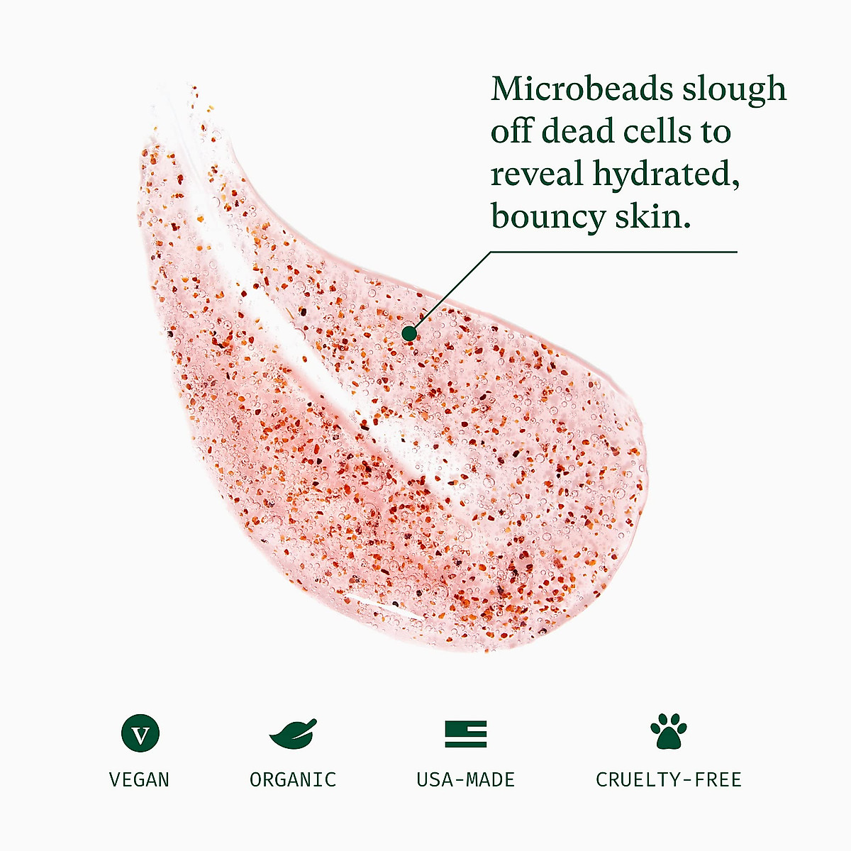 Botanic Tree Microdermabrasion Facial Scrub - Anti Aging Exfoliating Face Scrub for Acne Scars, Dullness, Wrinkles, Dry Skin, Pores, and Blackheads, 100% Vegan Skin Care Facial Exfoliator, 4 fl. oz.