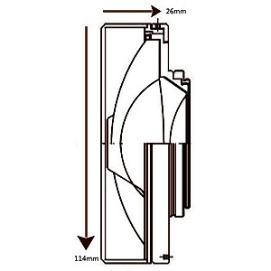 0.33x High Grade Fish-Eye Lens for The Canon Rebel T5 (for Lenses w/Filter Threads of 62mm and Above)