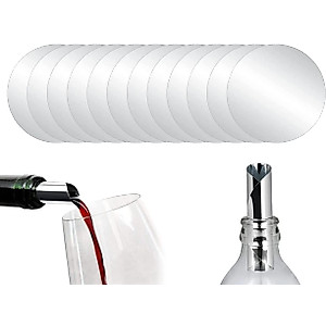 DS. DISTINCTIVE STYLE Wine Pourer Disc 20 Pieces Pour Spouts Drip-free Wine Pourers for Wine Bottles