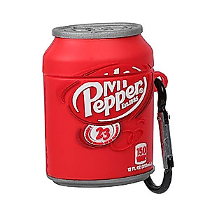 Oqplog for Airpod 2/1 for AirPods Case 3D Cute Fun Cartoon Fashion Funny Character Air Pods 2&1 Cover Design for Girls Women Teen Boys Kids Unique Kawaii Trendy Food Soft Silicone Cases – Pepper Red