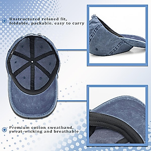 40th Birthday Gifts Women Men Vintage 1984 Embroidered Baseball Cap Gift Ideas Hat (Blue)