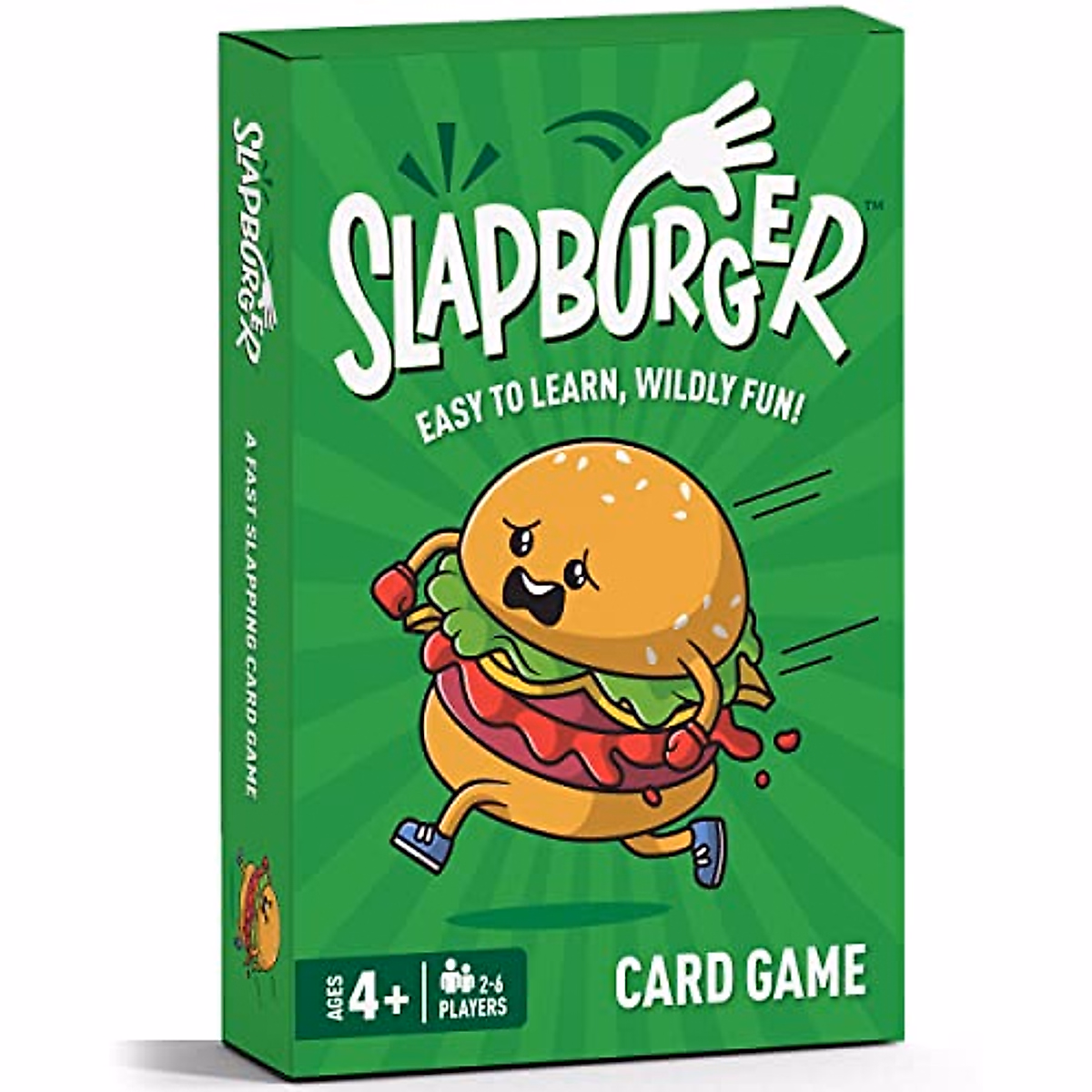 Slapburger - Fun Family Games for Game Night - Playing Card Games for Kids and Adults, Families, Teens, Car Travel, Camping, Party, Stocking Stuffer Gifts - Ages 4 and Up, 2-6 Players, 15 min