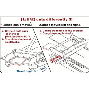 MantisTol 13" Pro Vinyl floor cutter LVT-330BC for LVP, WPC, LVT, SPC, VCT, PVC and Rigid Core Vinyl Plank; Eighth upgrade;Great value & Best buy!