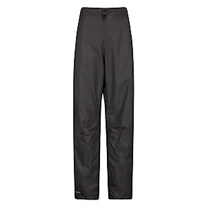 Mountain Warehouse Spray Womens Waterproof Overpants - Regular Length Black 8