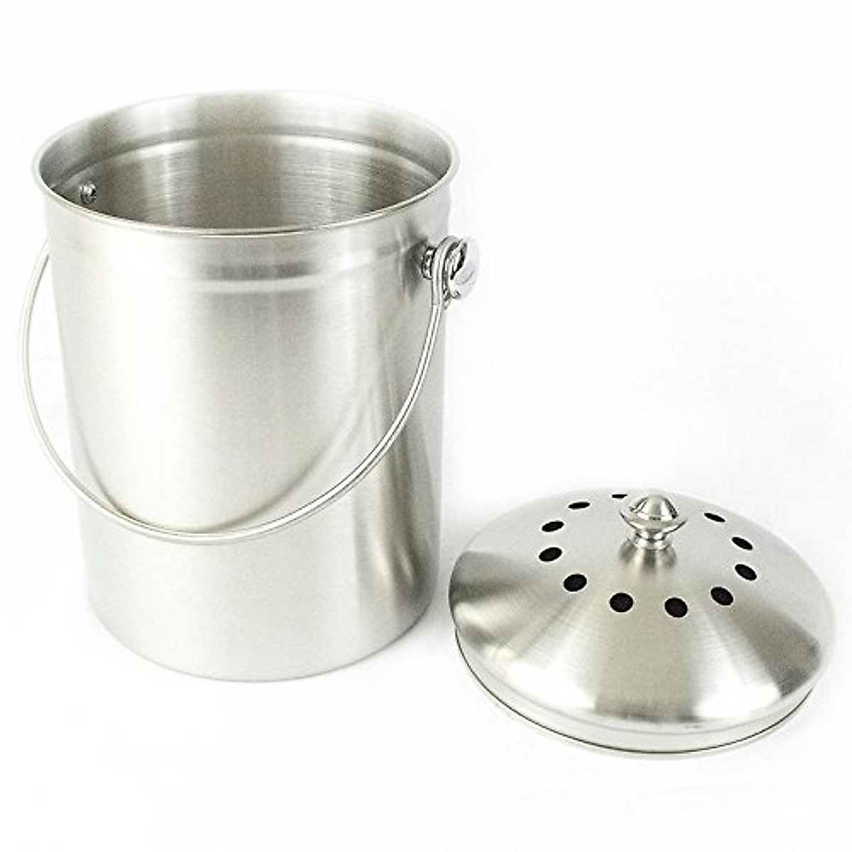 Natural Home WP77 SS Compost Bin /1.3 gallon