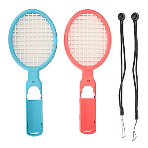 Tennis Racket for Switch, ABS Lightweight Tennis Game Controller, 2 Game Console Tennis Rackets for Switch Game Controller