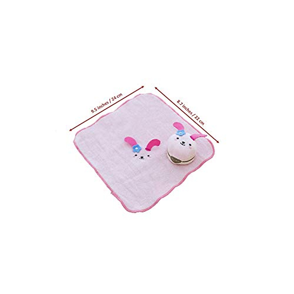 3D Colorful Towel 100% Cotton Cute Kids Washcloth Gift Set for Kids 8.7 x 9.5 inch (Chicken, Rabbit, Penguin, Panda)