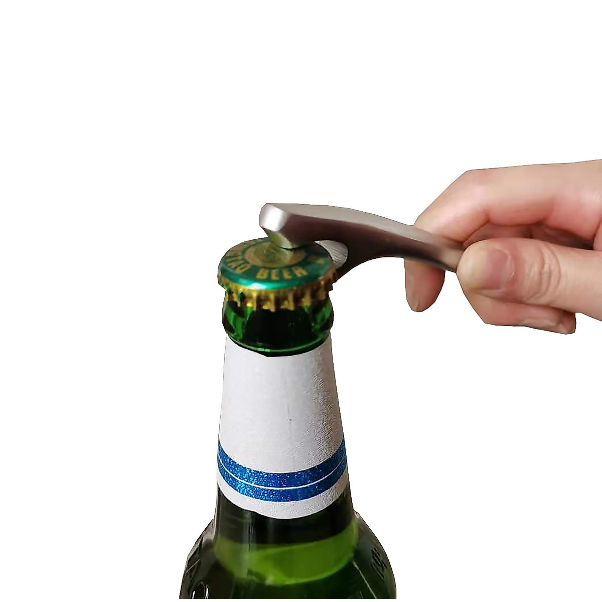 JIUMX Zinc Alloy Bottle Opener,Streamline Design With Comfortable And Excellent Hand Feeling,Daily Necessary Kitchen Supplies