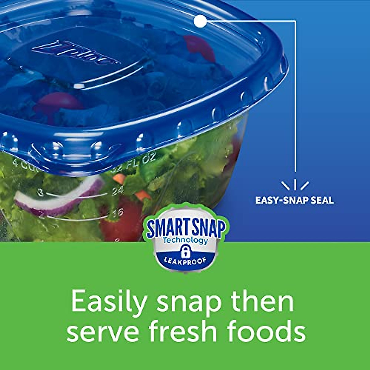 Ziploc Reusable Food Storage Containers | Smart Snap