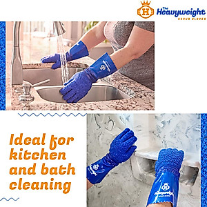 The Heavyweight Scrub Gloves – Blue - Regular
