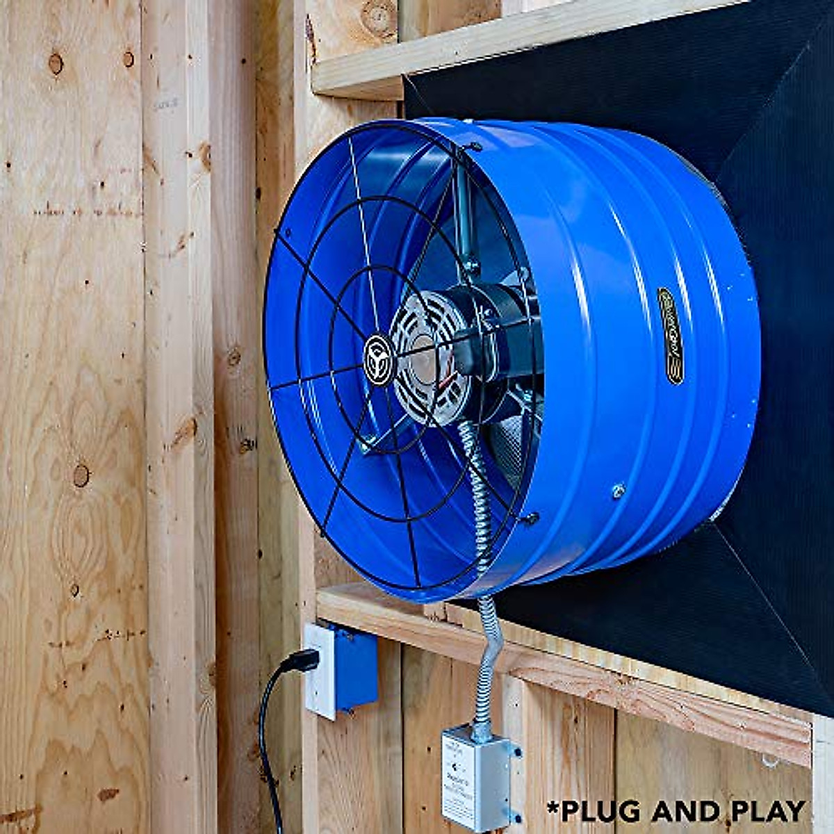 QuietCool Attic Gable Fan with Thermostat (AFG PRO-2.0)