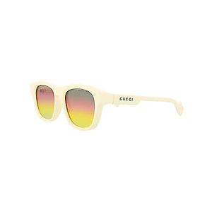 Gucci Round-Frame Injection Sunglasses