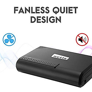 Netis ST3124P 24 Port 10/100Mbps Fast Ethernet Rackmount Switch with Plug-and-Play | Auto MDI/MDI-X, Desktop Ethernet Splitter and Hub, Plug and Play, Traffic Optimization, Compact Design
